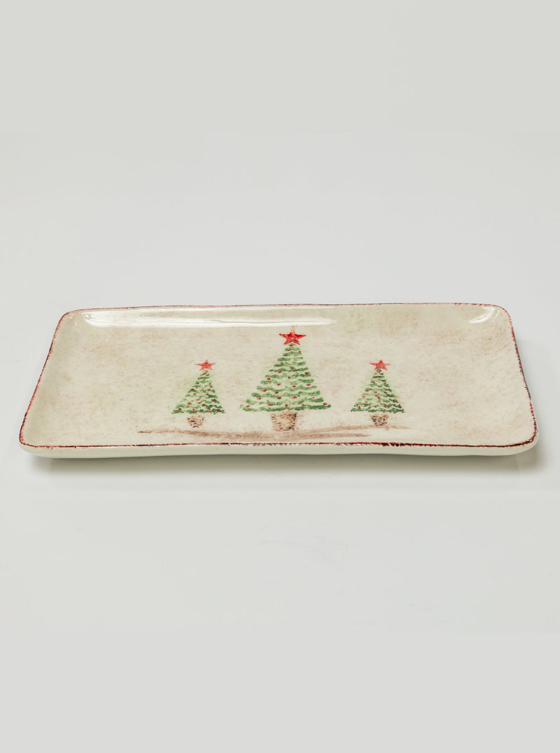 Zafferano America Holiday Large Rectangular Tray – Hospitality Provisions