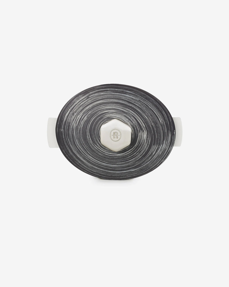Revol REVOLUTION 2 SS-HANDLE LID FOR OVAL COCOTT Silver Crescendo Cres ...