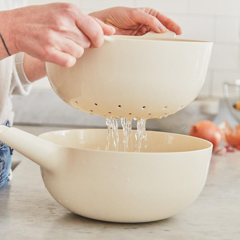 Large Mixing Bowl and Colander Set - Off White – Hospitality Provisions